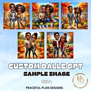 Custom DALL-E GPT Realistic Chibi Couple Creator Push Button Art Maker AI Art Creation Tool ...