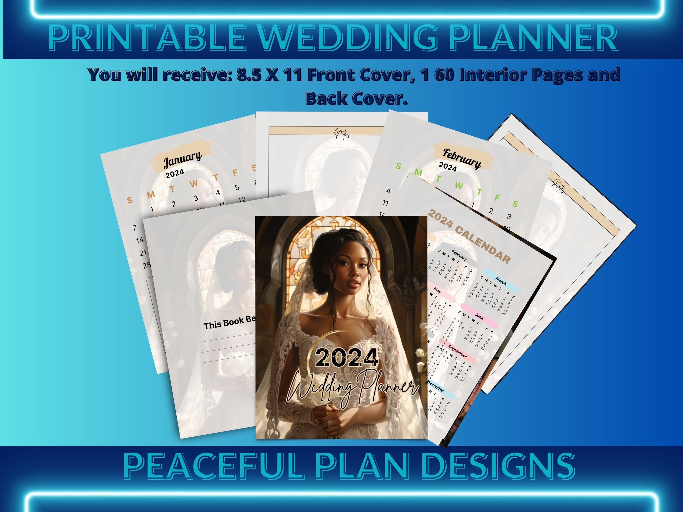 Digital Download African American Wedding Planner Print on - Etsy