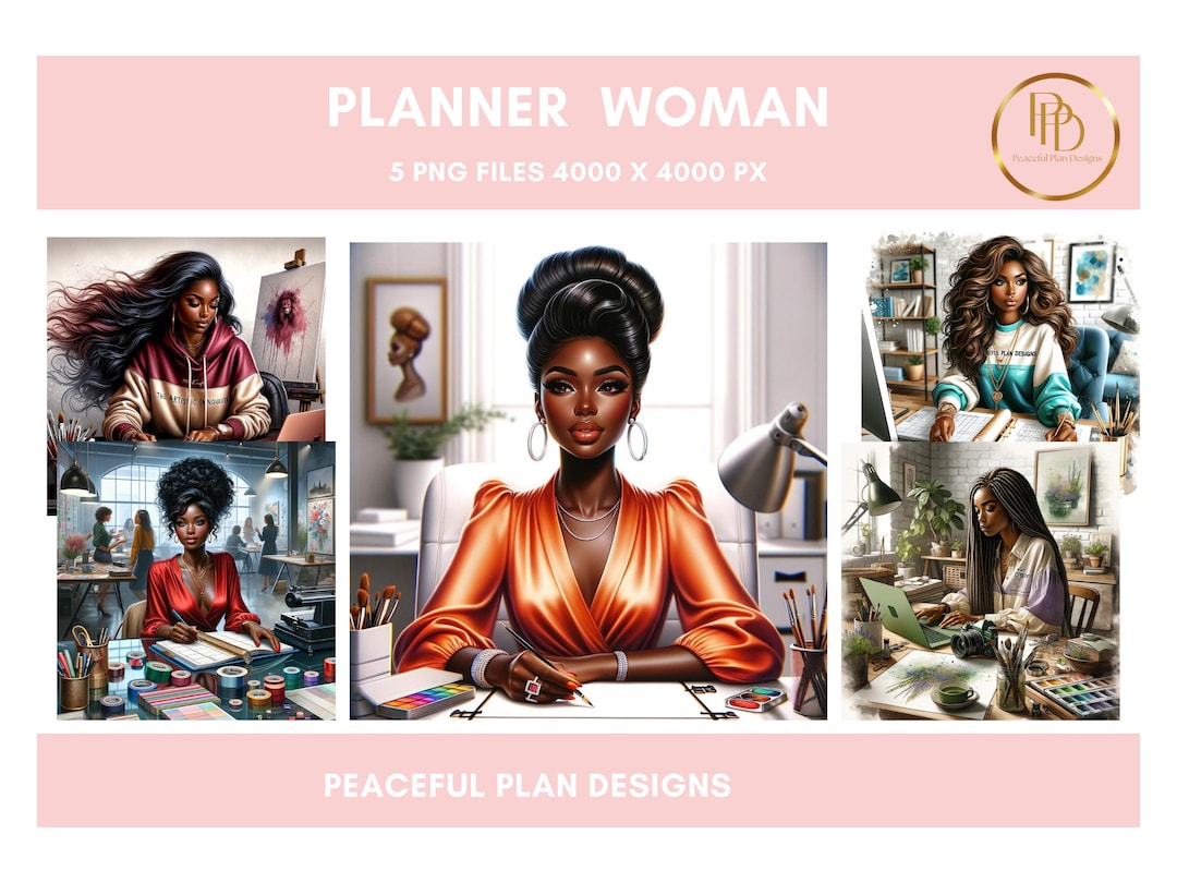 Digital Download African American Women Bundle Wall Art Print on Demand ...