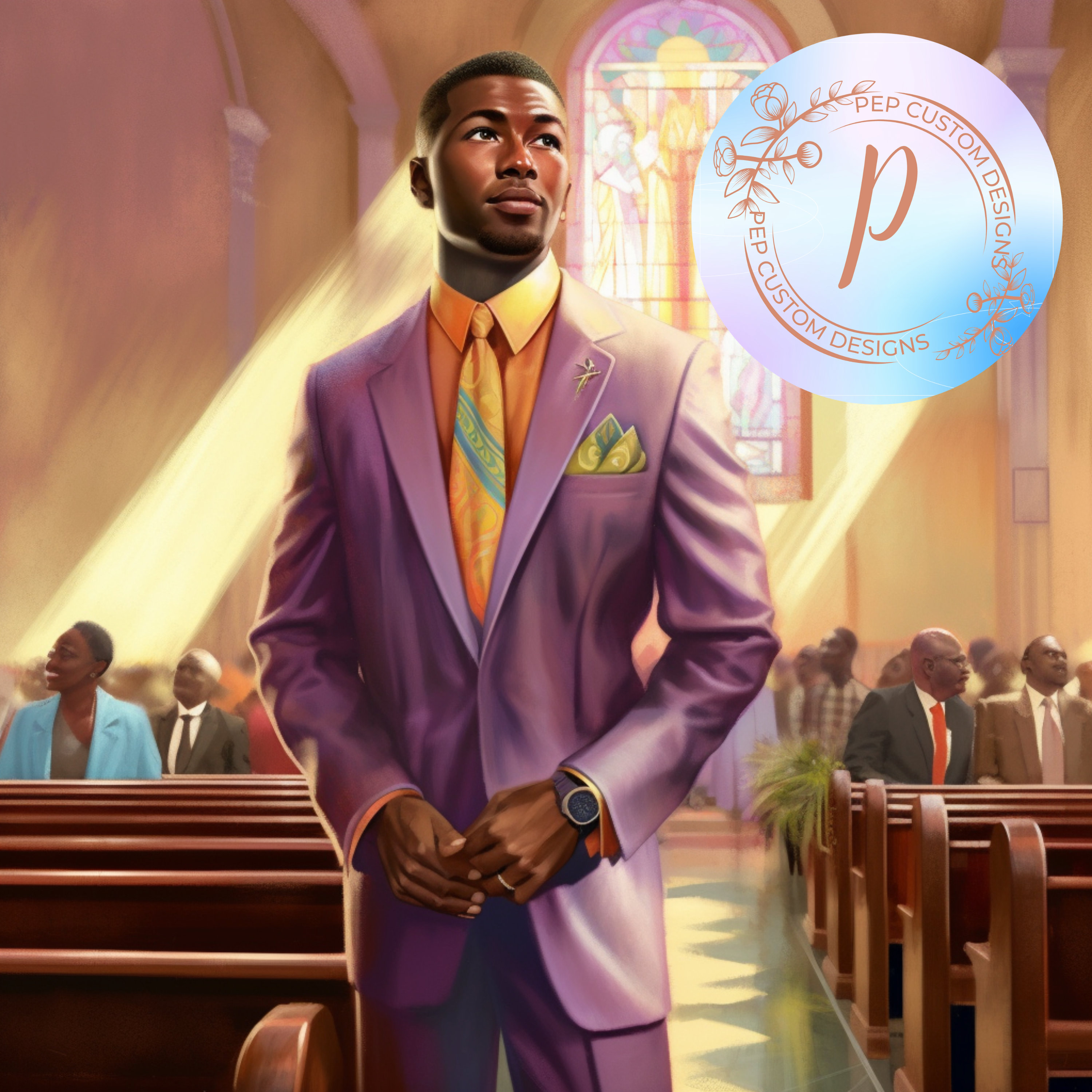 African American Religious Art Of Men