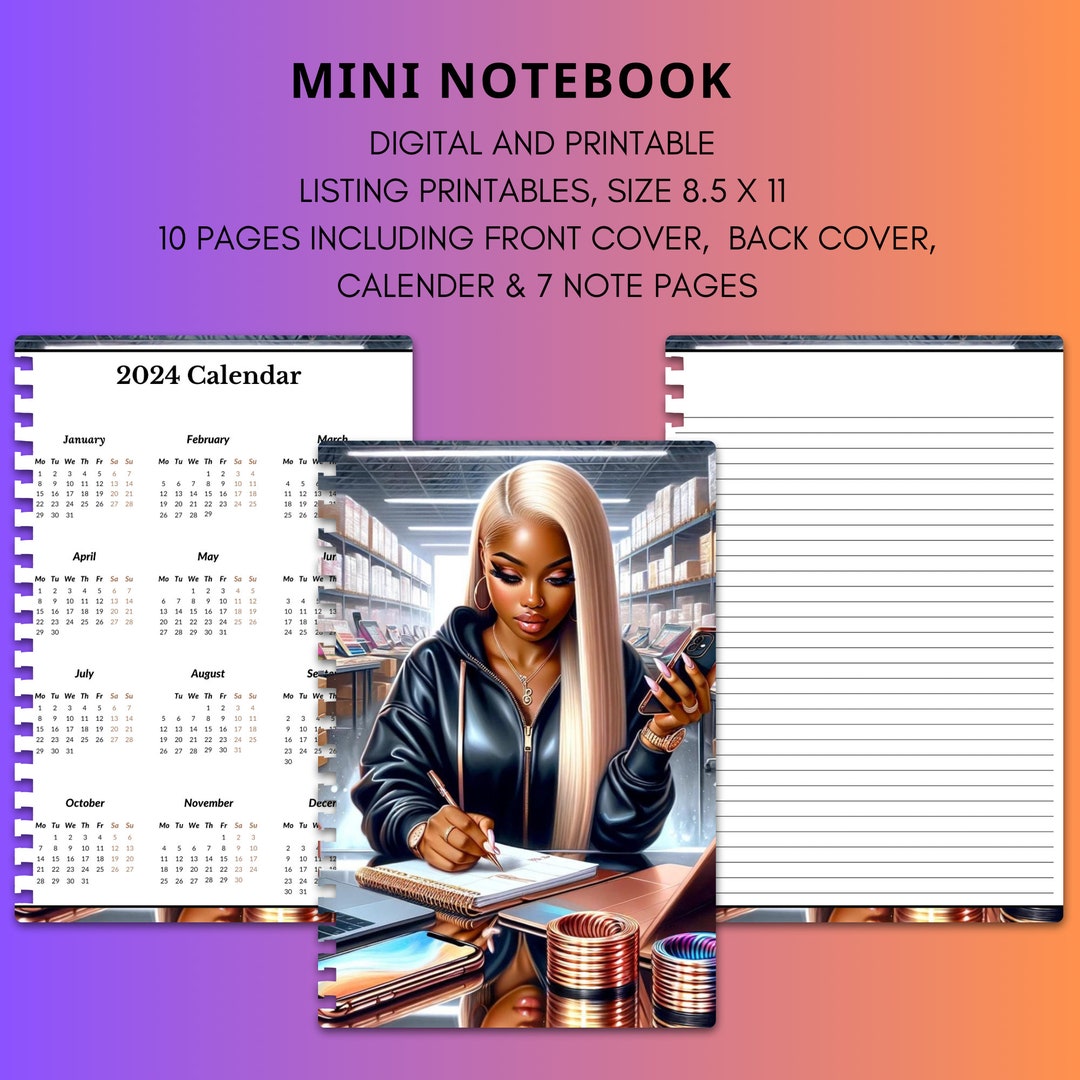 Digital Download Printable Mini Notebook Creative Essence 3 Print on ...