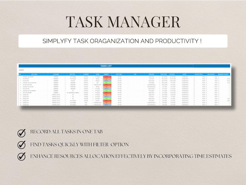Multi Project Management Dashboard Task Tracker Project Tracking Tool ...