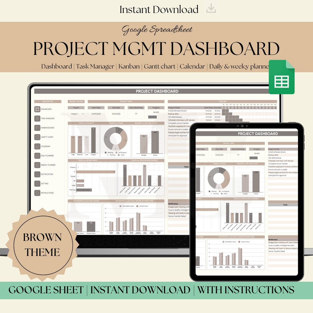Project Plan Multi Project Tracker Project Management Tool Project ...