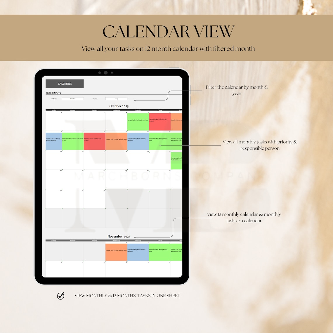 Kanban Board for Project Manager Task Tracker Project Planner Tracker ...