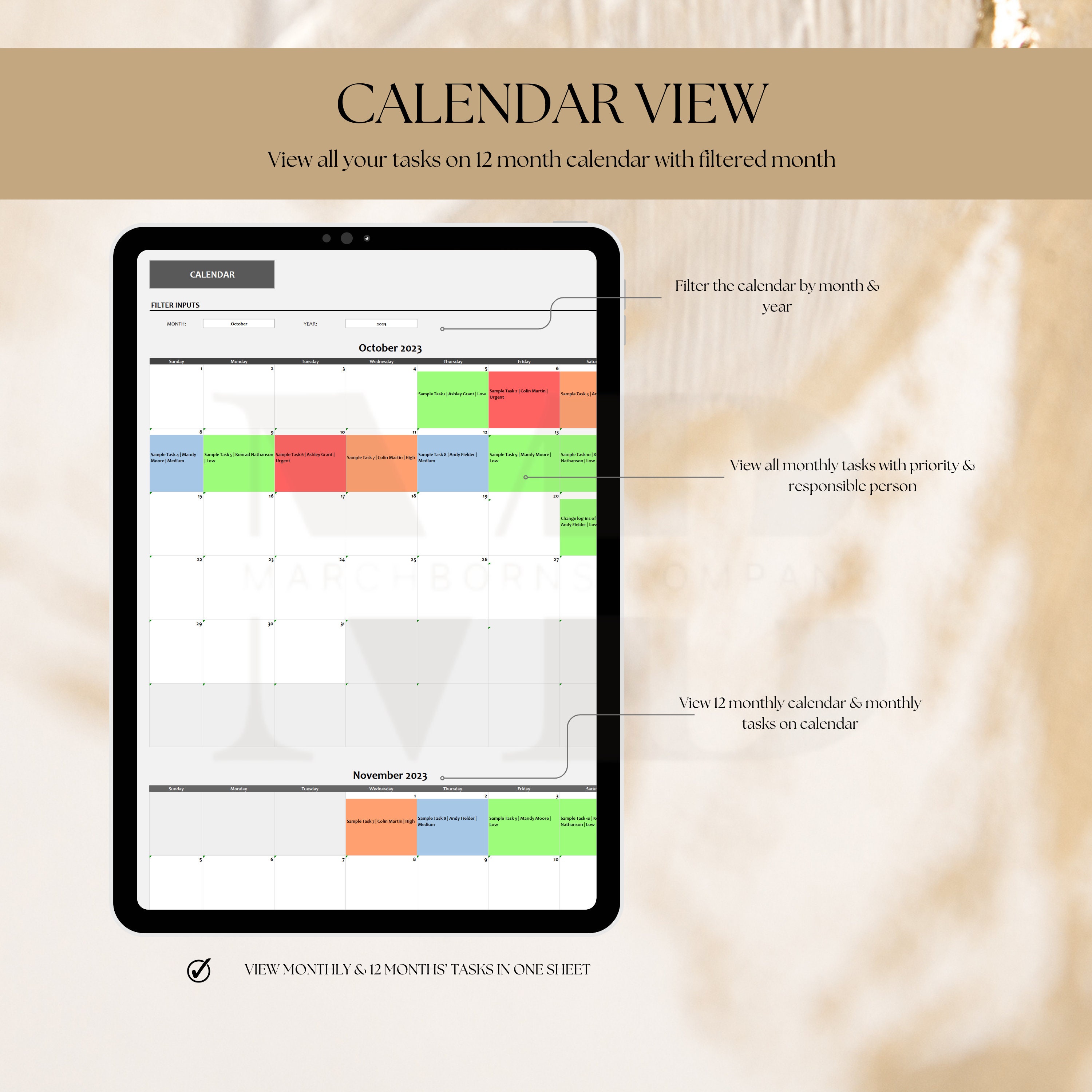 Kanban Board for Project Manager Task Tracker Project Planner Tracker ...