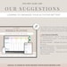 Year at a Glance Yearly Calendar Excel Template Annual Planner Google ...