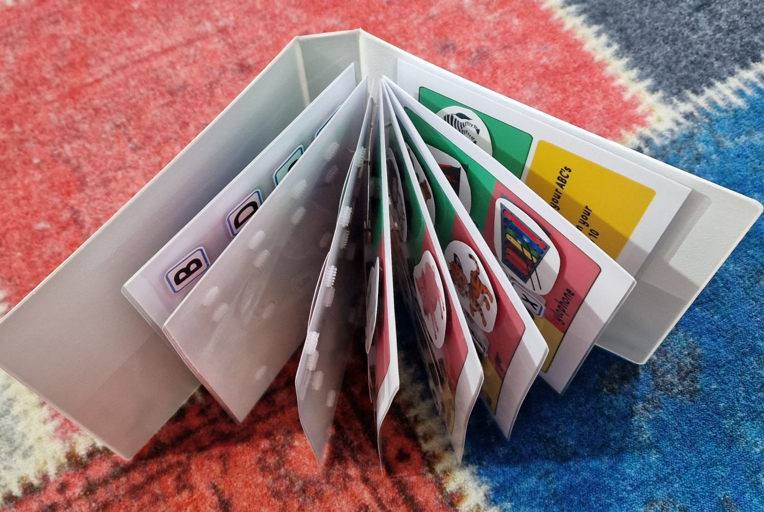 ABC Letter Learning Childrens Alphabet Book ABC Printable Silent Book ...