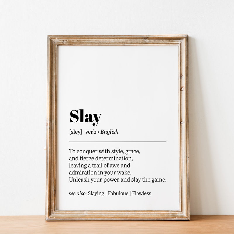 Definition Print - Etsy