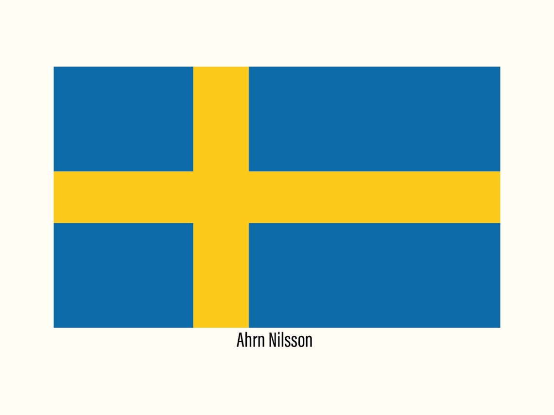 Swedish Flag SVG, Sweden Flag Digital Download, Swedish Flag PNG ...