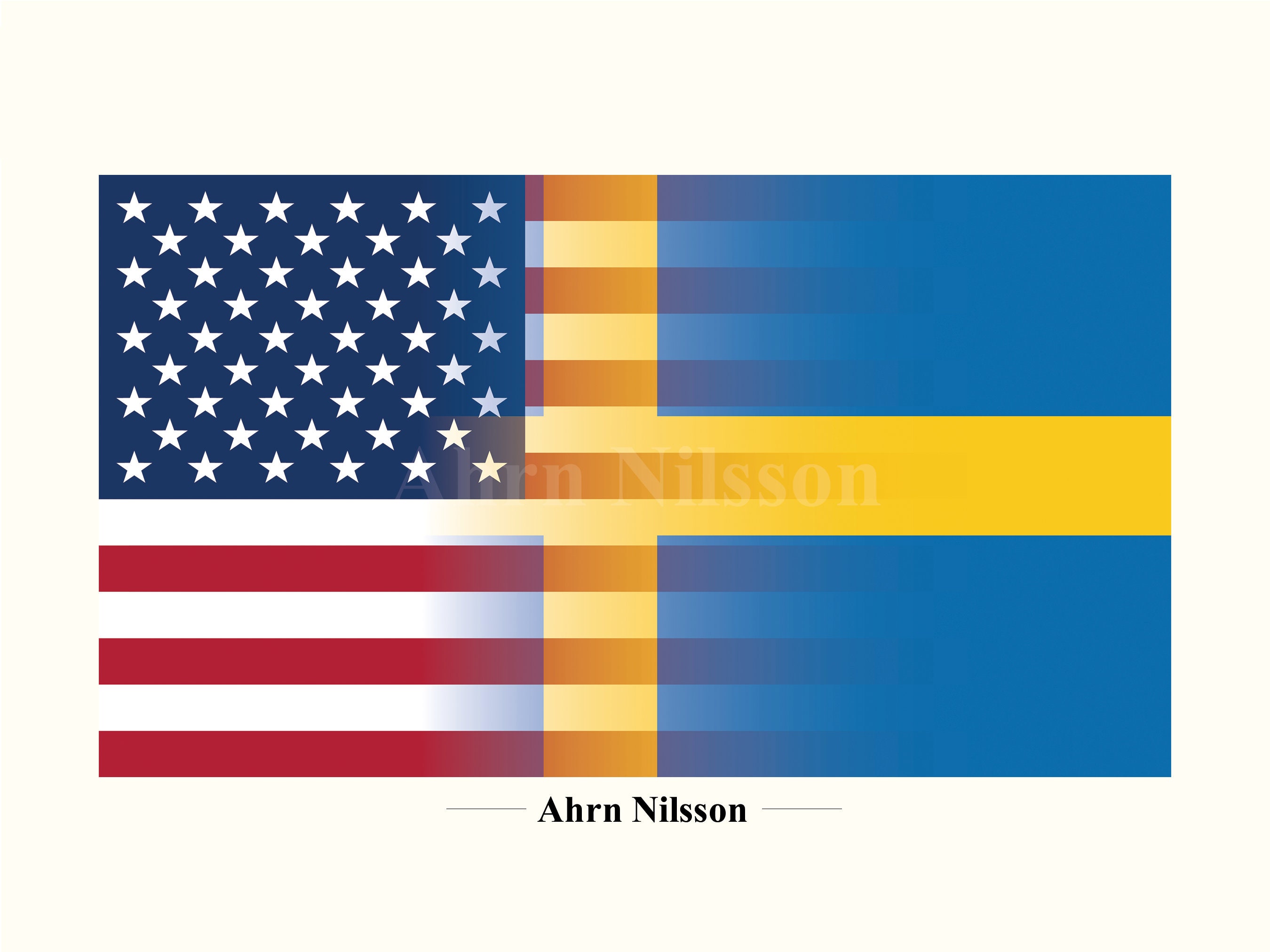 Swedish American Flag, American Swedish Flag, SVG, PNG, PDF, Jpg ...