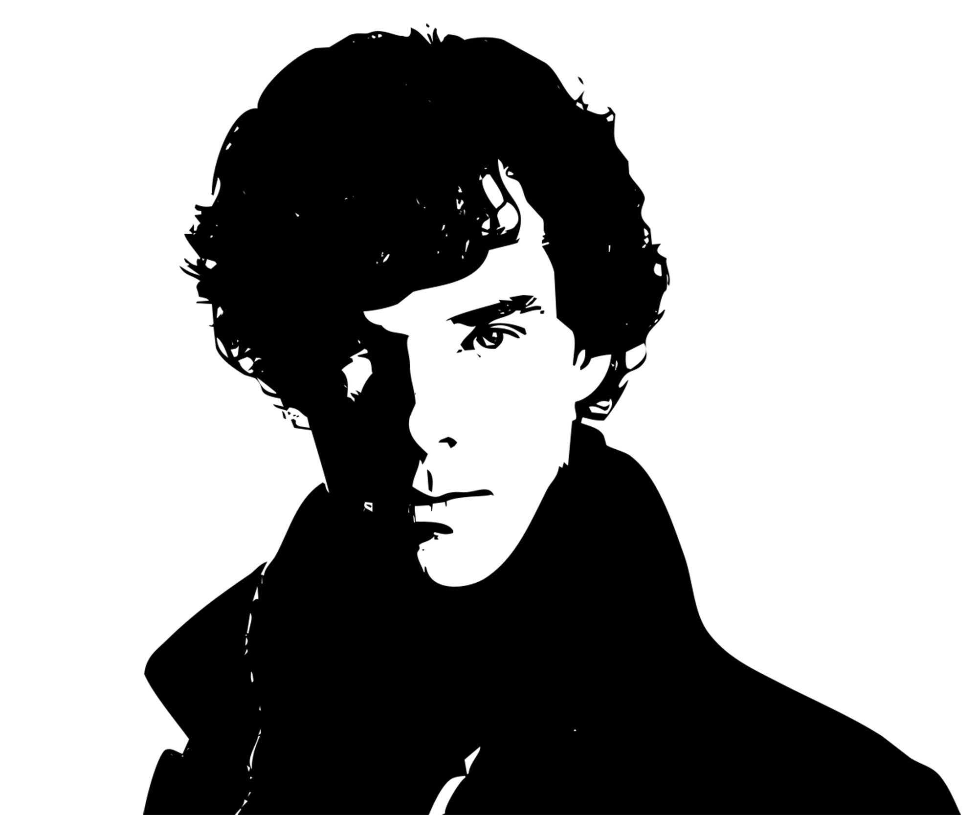 Benedict Cumberbatch SVG PNG for Cricut, Silhouette for Cutting Machine ...