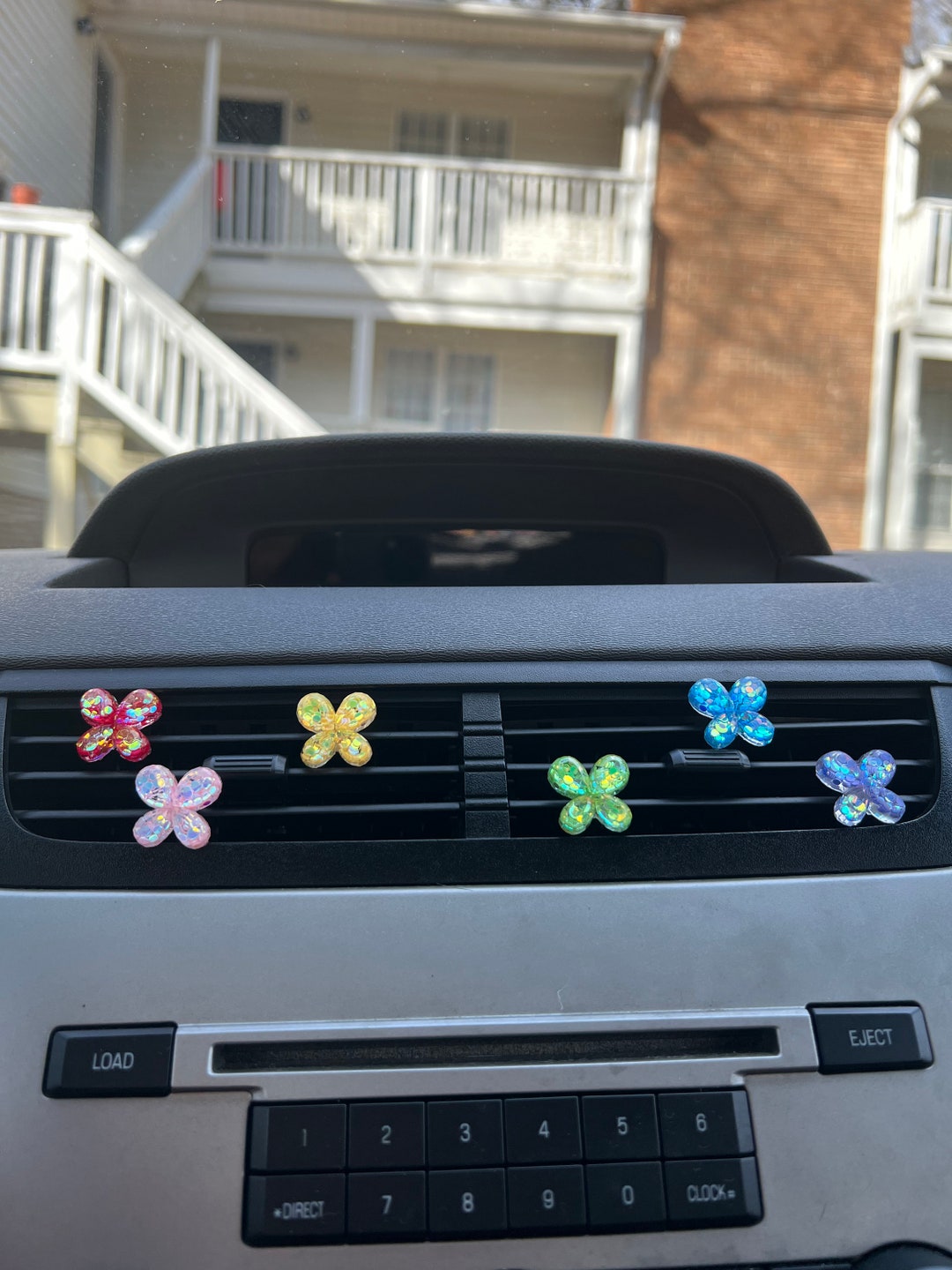 Cute Sequin Butterfly Car Vent Clips Set of 2 Colorful Car Decor - Etsy