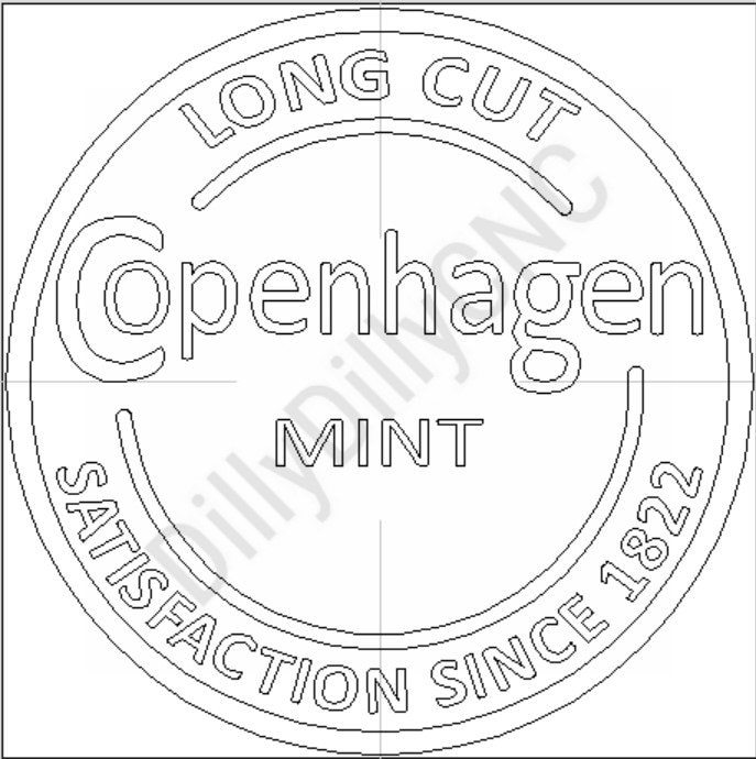 Copenhagen Snuff Logo A Single Can Of Copenhagen Long Cut Smokeless