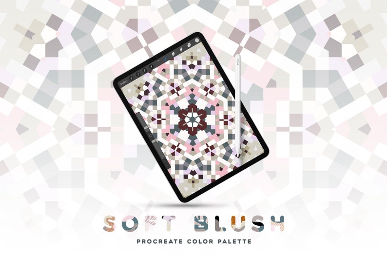 Soft Blush | Procreate Color Palette | INSTANT DOWNLOAD | Procreate ...