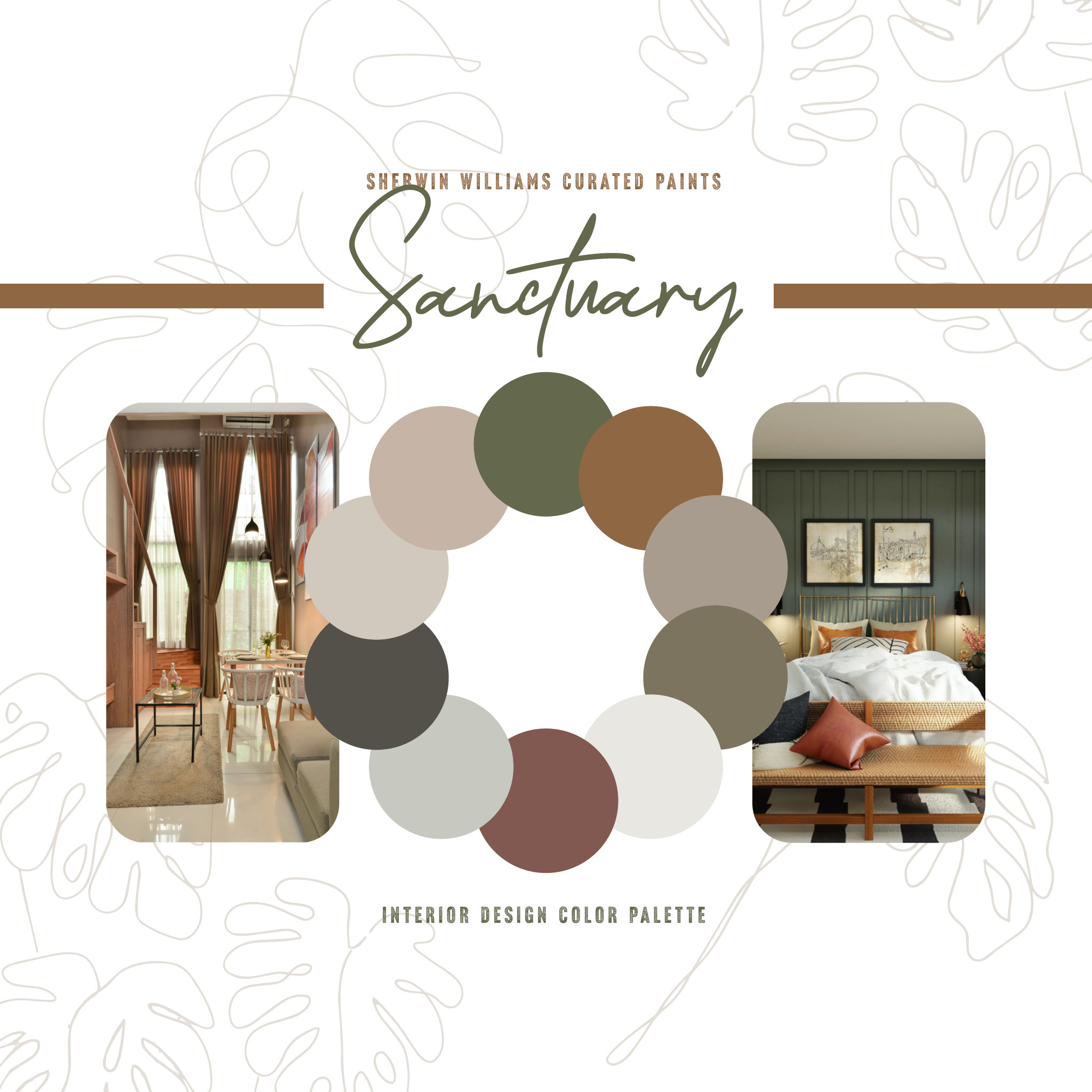 Sanctuary Interior Design | Paint Color Palette | Mood Board | Modern ...