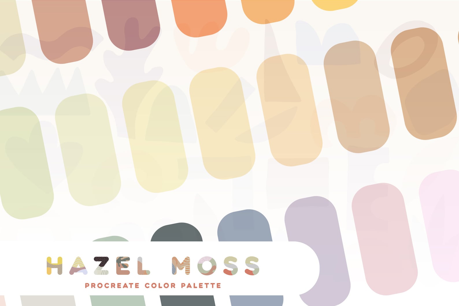 Hazel Moss | Procreate Color Palette | INSTANT DOWNLOAD | Woodland ...