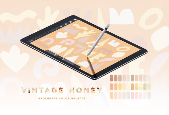 Vintage Honey Procreate Color Palette INSTANT DOWNLOAD | Etsy