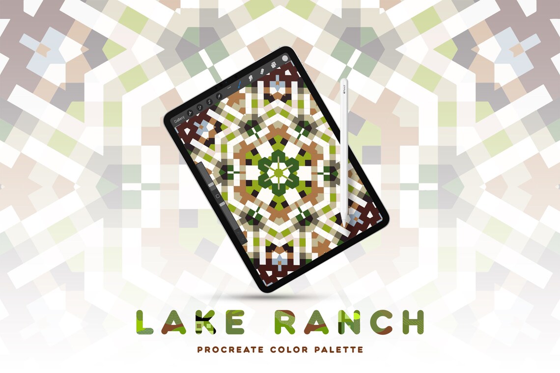 Lake Ranch | Procreate Color Palette | INSTANT DOWNLOAD | Forest Color ...