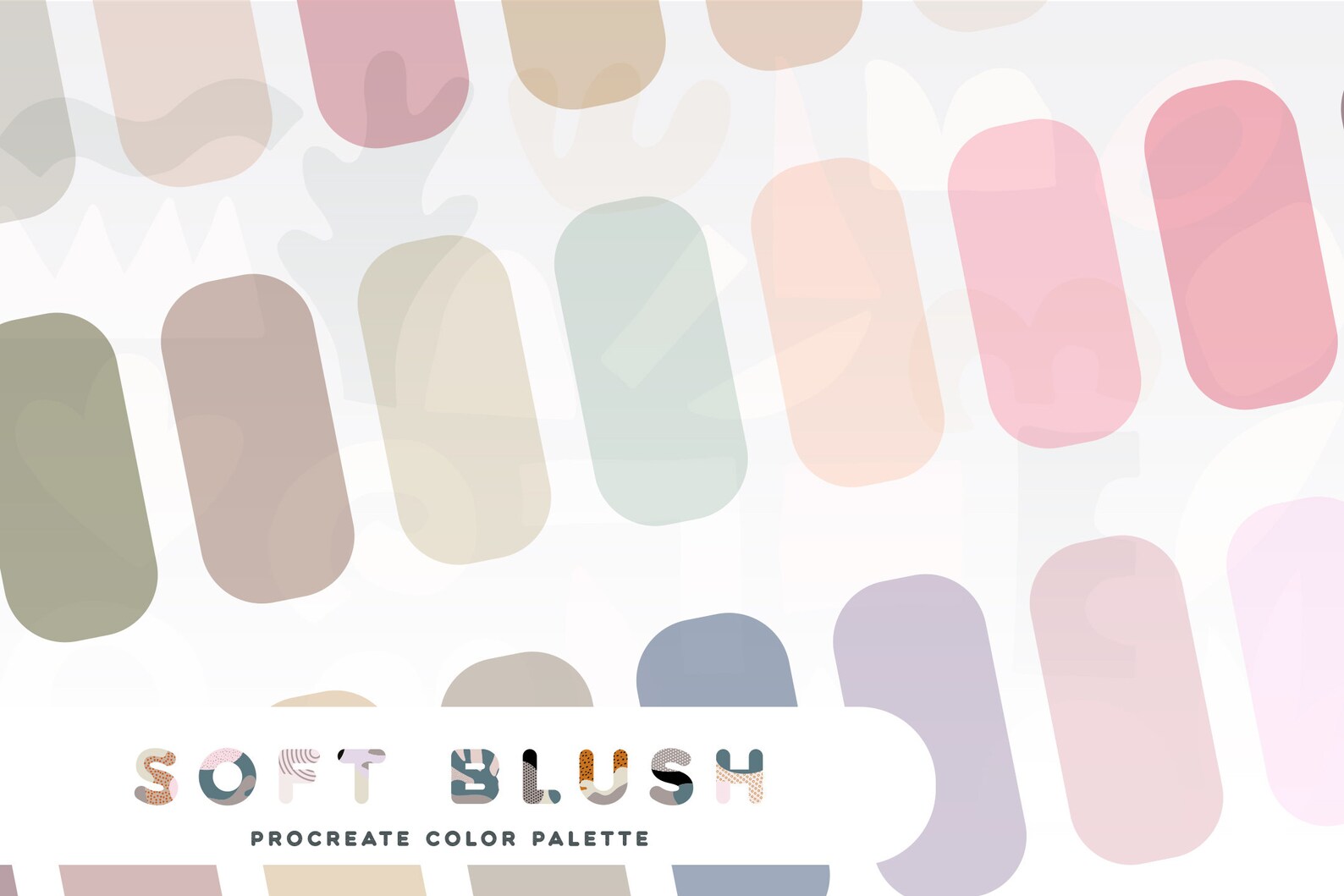 Soft Blush | Procreate Color Palette | INSTANT DOWNLOAD | Procreate ...