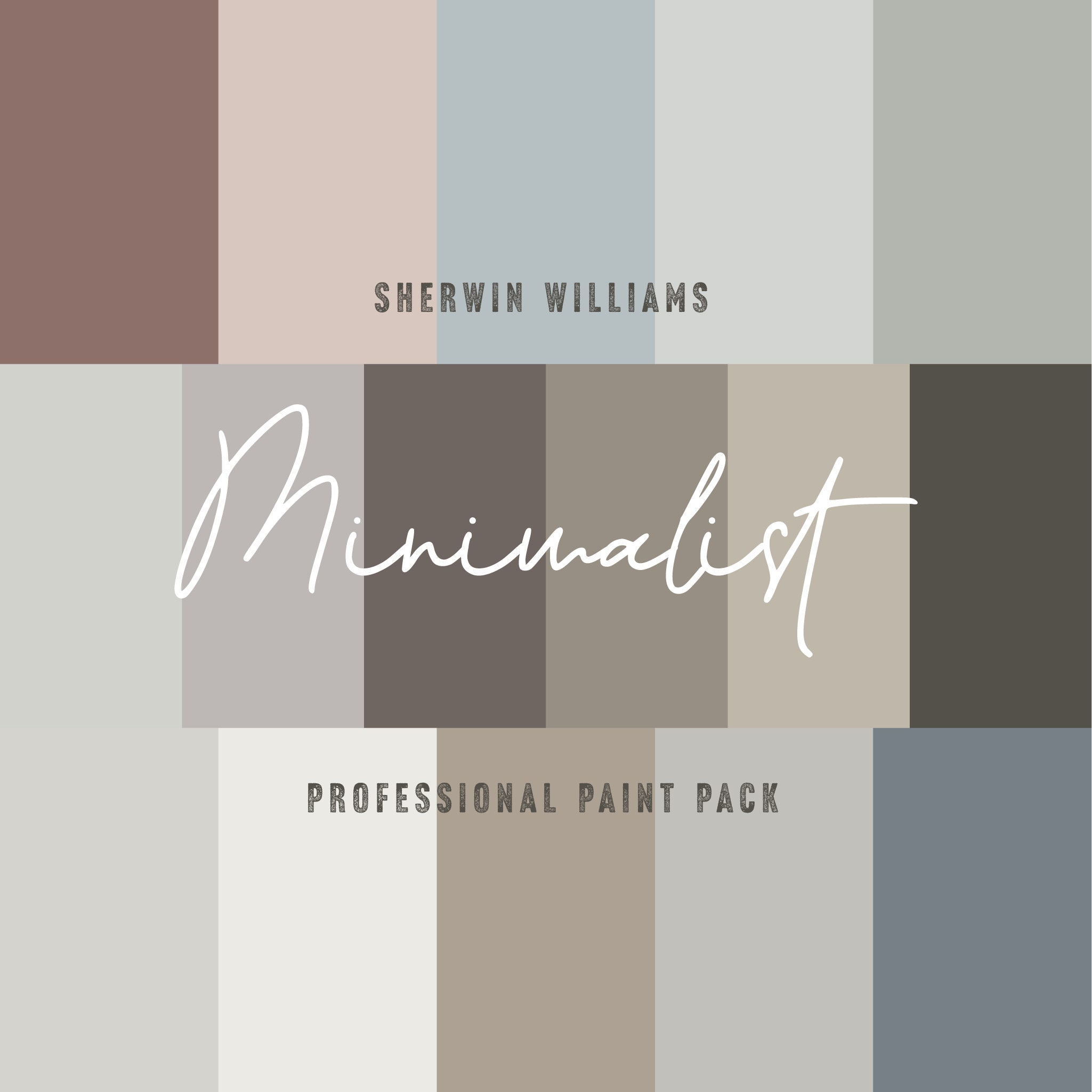 Minimalist Interior Design | Paint Color Palette | Mood Board | Modern ...