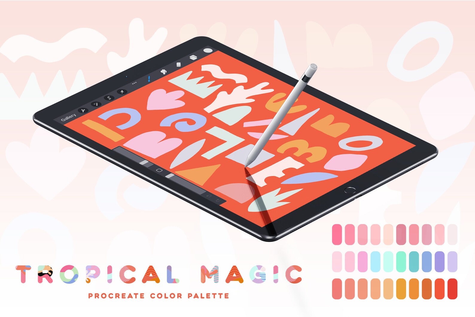 Tropical Magic | Hex COLOR Chart | Color Schemes | PROCREATE SWATCH ...