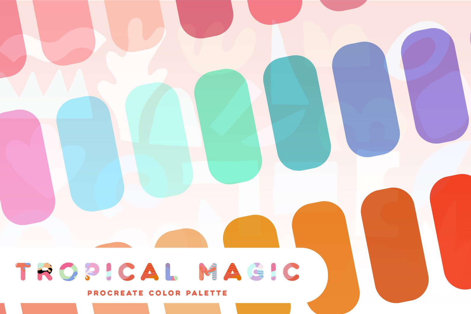 Tropical Magic | Hex COLOR Chart | Color Schemes | PROCREATE SWATCH ...