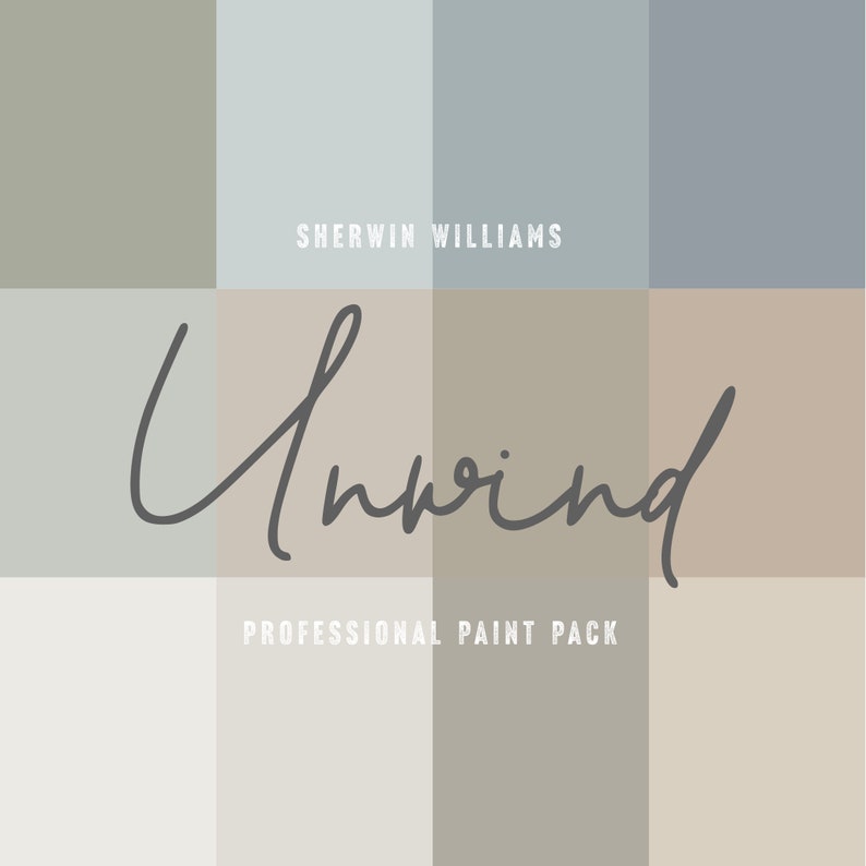 Unwind Interior Design | Paint Color Palette | Mood Board | Modern Home ...