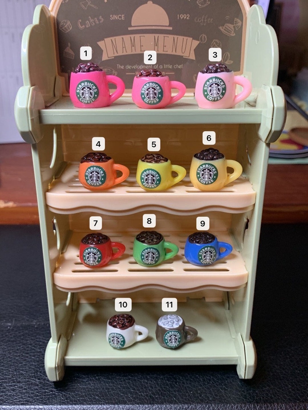 Dollhouse Miniature Coffee Mugs/cups/diorama/charms/starbucks/3d - Etsy