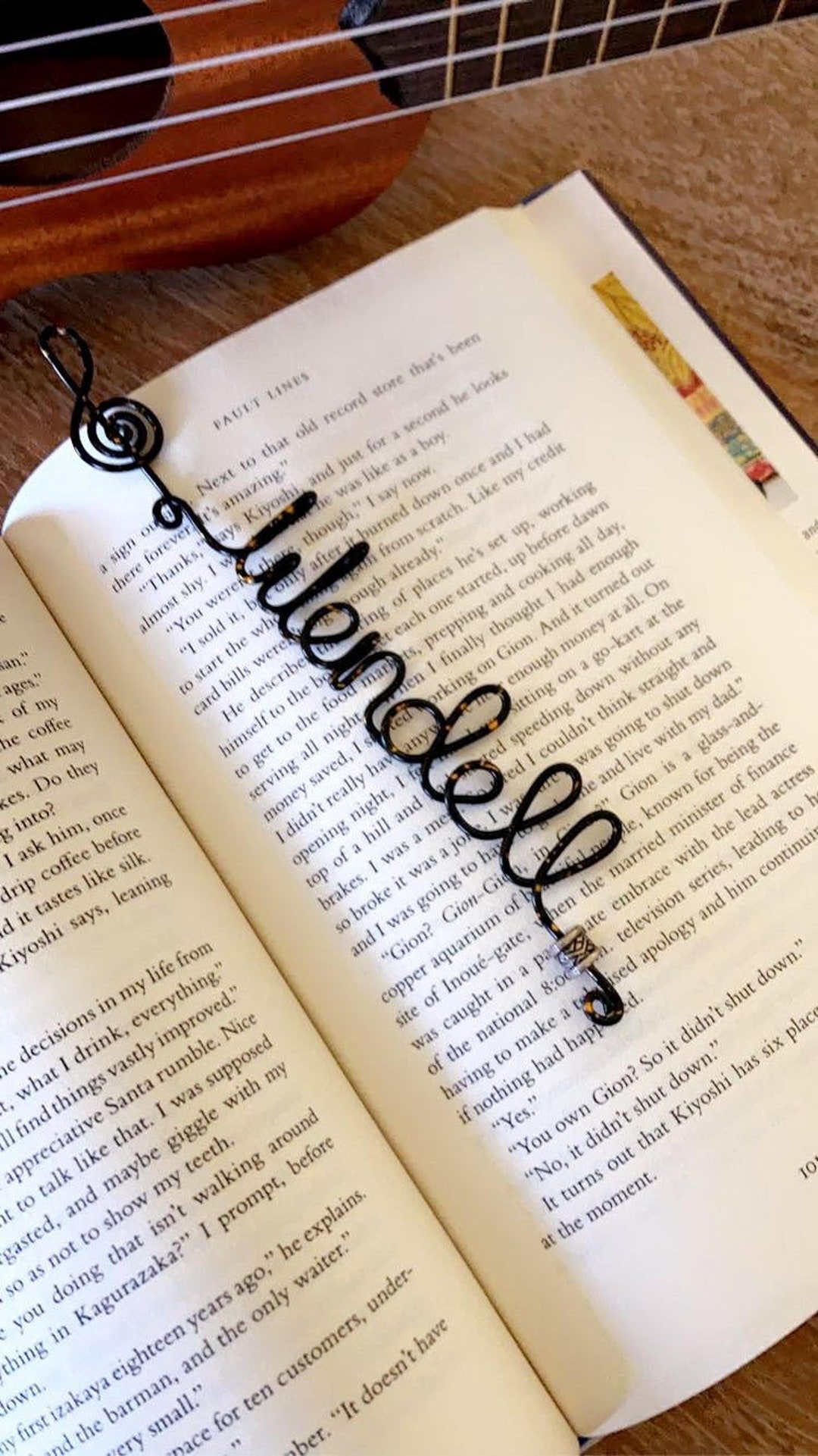 Personalized Bookmark With Musical Clef: Ideal Gift for Book Lovers ...