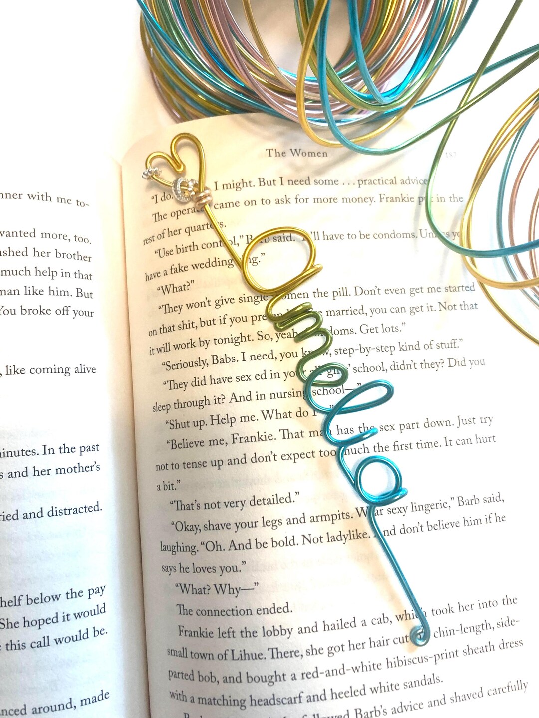 Custom Name Wire Bookmark - Unique Gift Idea, Great for Easter Baskets ...
