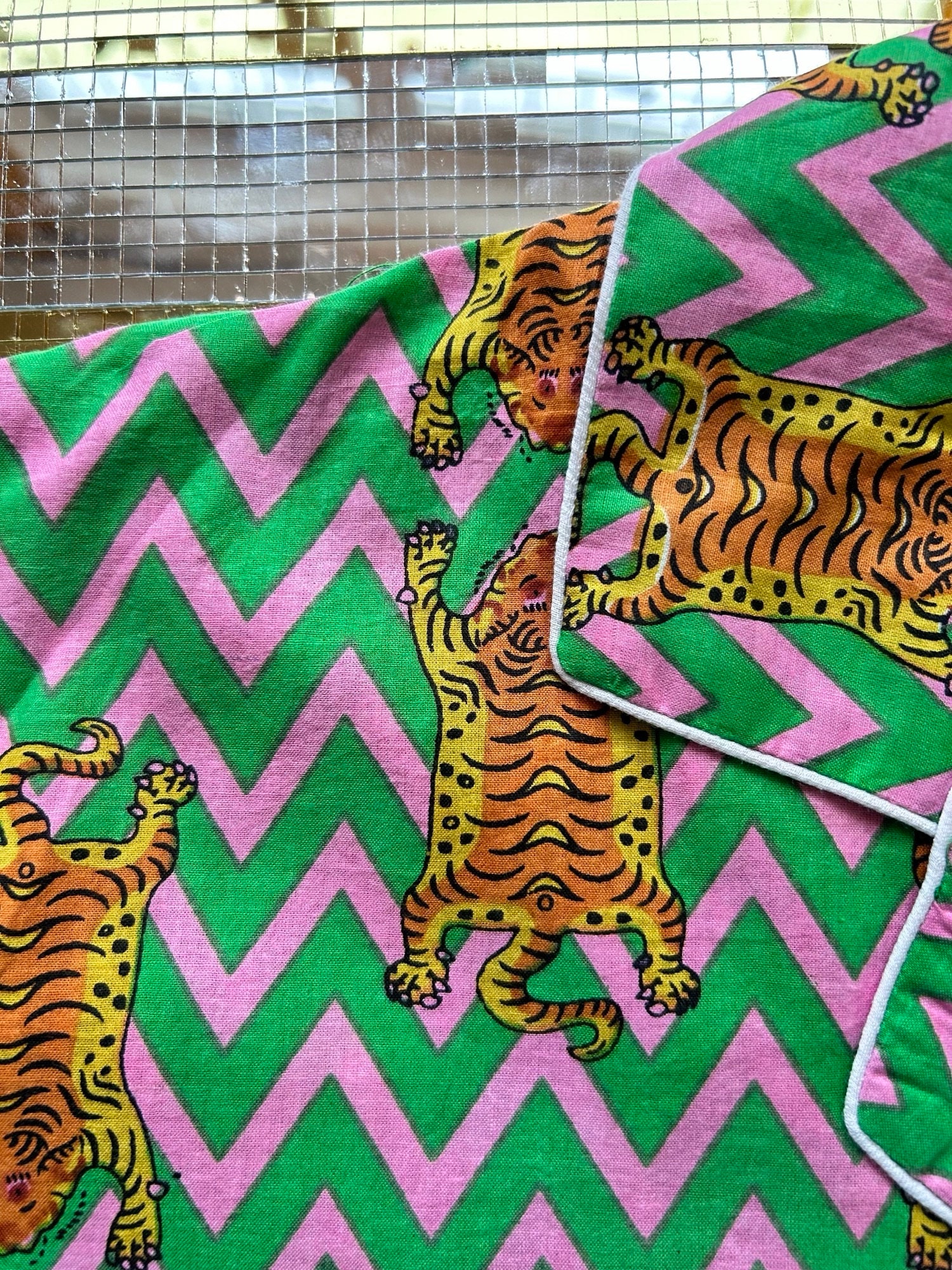 Womens Pure Cotton Pyjamas, 100% Indian Cotton Pjs, Bright Colourful ...