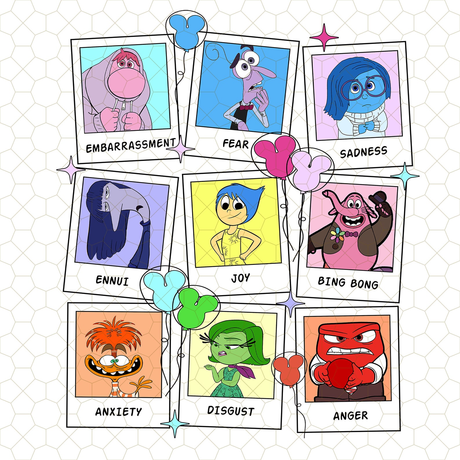 It's Ok to Feel All the Feels Inside Out Png, Inside Out Character Png ...