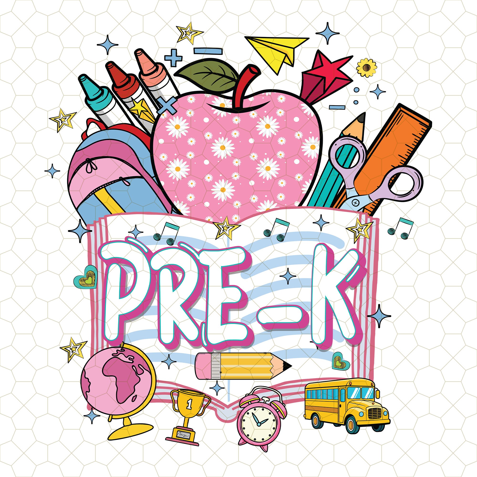 Pre-k Teacher Back to School Png, Pre-k Teacher Png, Hello Pre-k Png ...