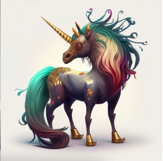 Evil Unicorn Drawings