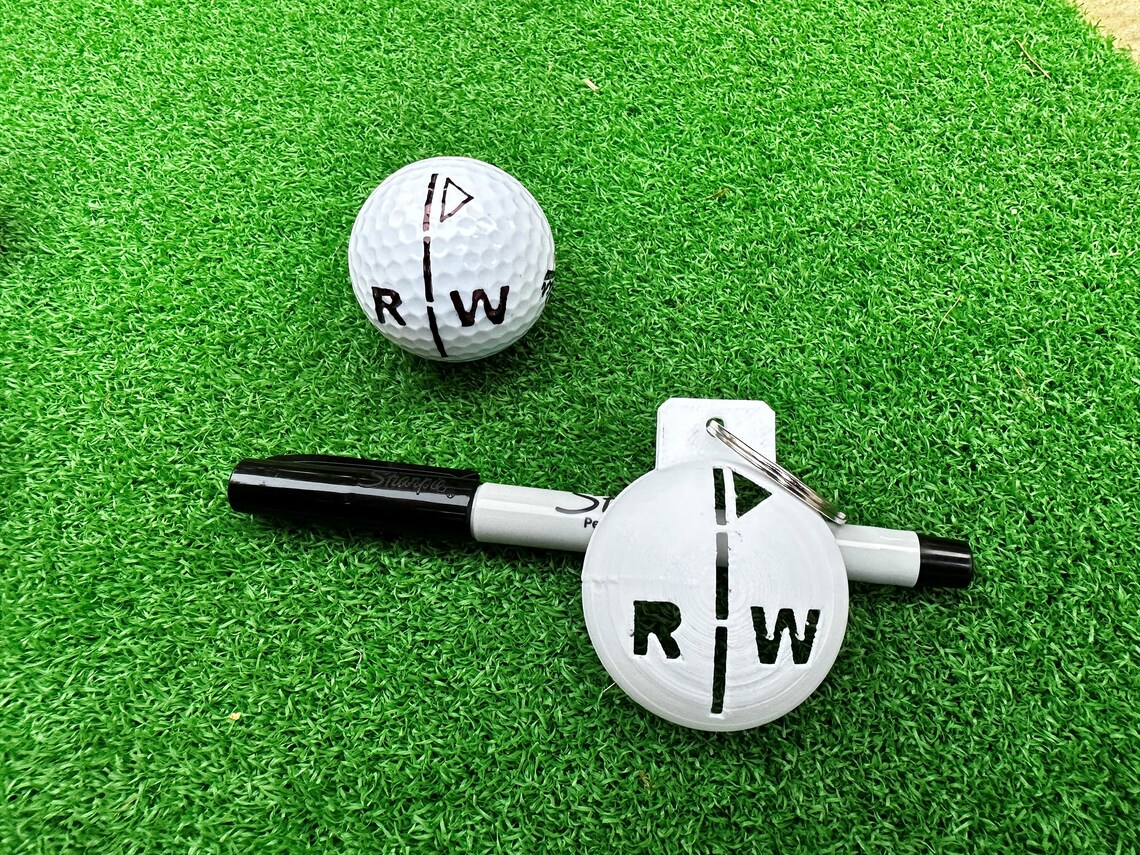 Personalised Golf Ball Stencil - Etsy UK