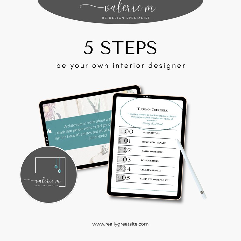 Home Renovation Planner New Homeowner Gift Interior Design Binder ...