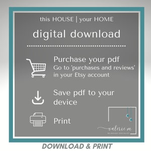 Room Audit Worksheet Room Design Tool Printable Download Renovation ...