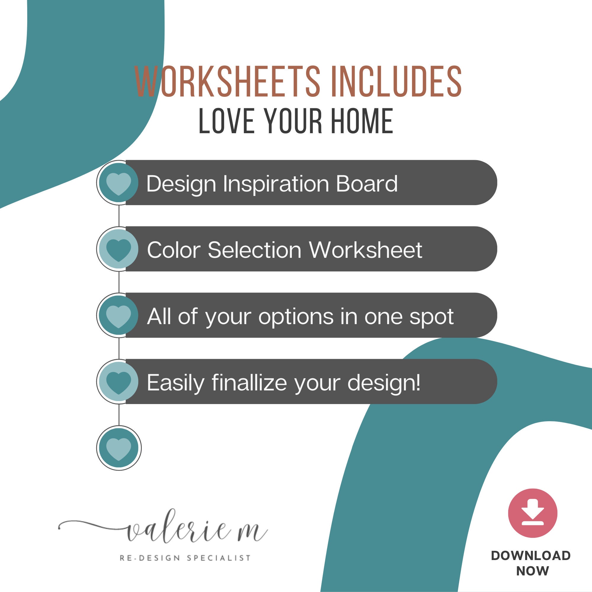Room Design Worksheet Room Design Planner Interior Design Printable ...
