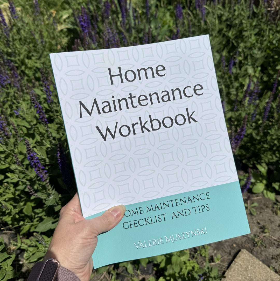 Home Maintenance Workbook | Home Maintenance Checklist | NEW HOME GIFT ...
