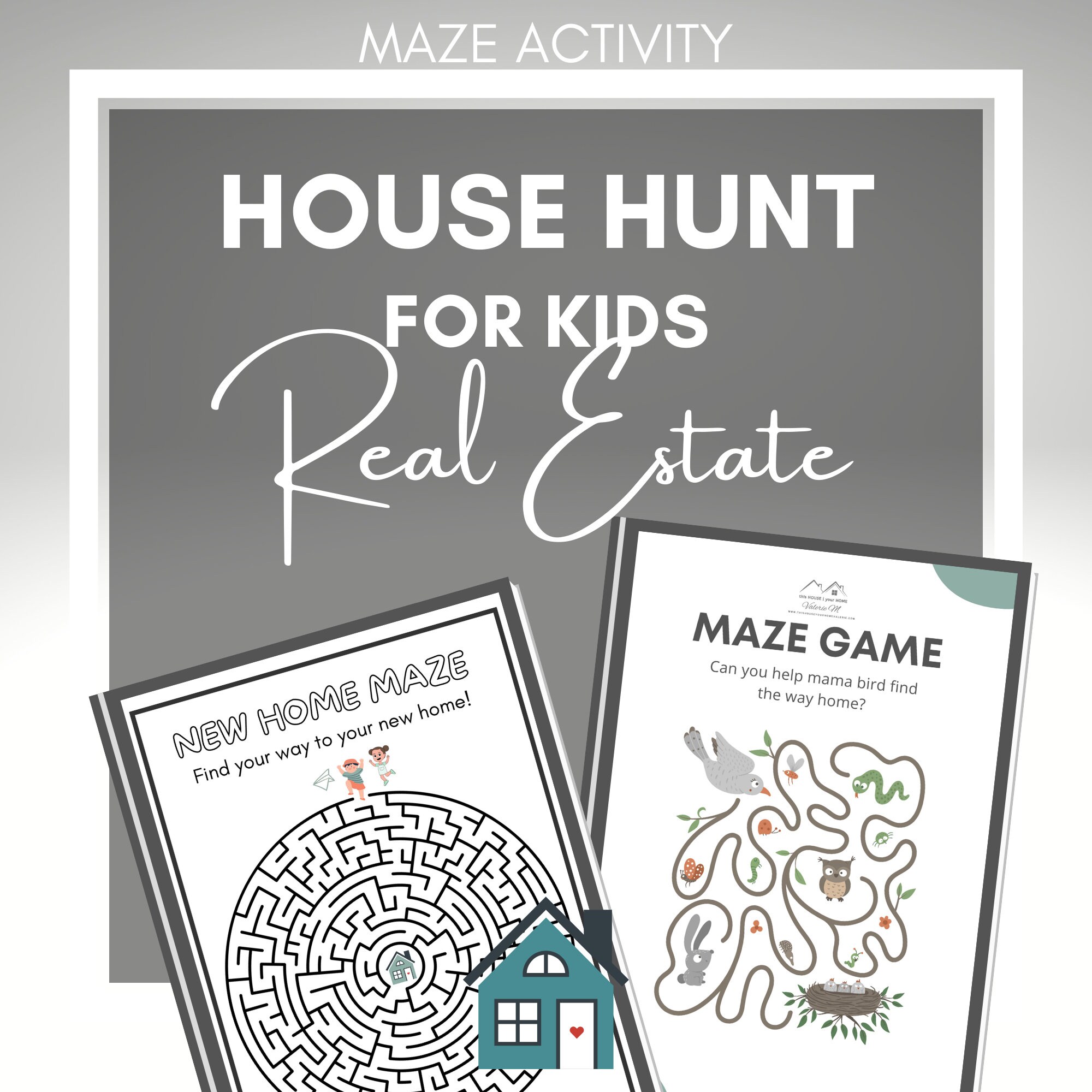 Printable Maze | Home Search With Kids | Mazes for Kids | Maze Game ...