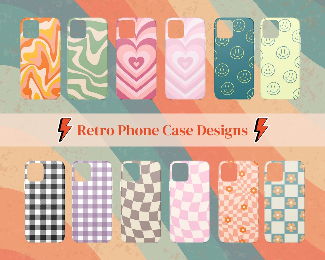 12 Retro Sublimation Phone Case Designs | Retro Phone Case SVG ...