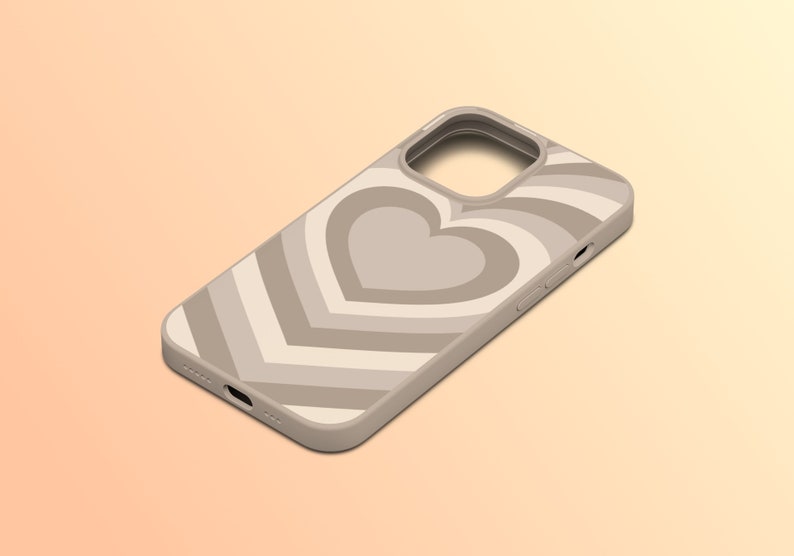 Neutral Beige Sublimation Phone Case Designs, Beige Phone Case PNG ...