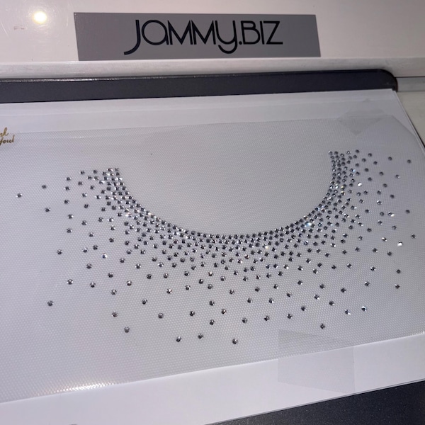 Iron on Rhinestone Transfer - Etsy