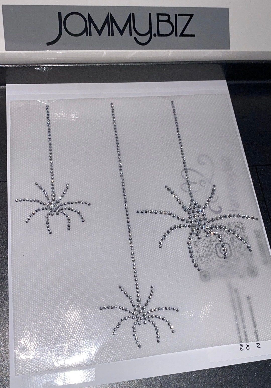 Halloween Web Spiders Crystal Iron on to Costume and Fancy Dress Hot ...