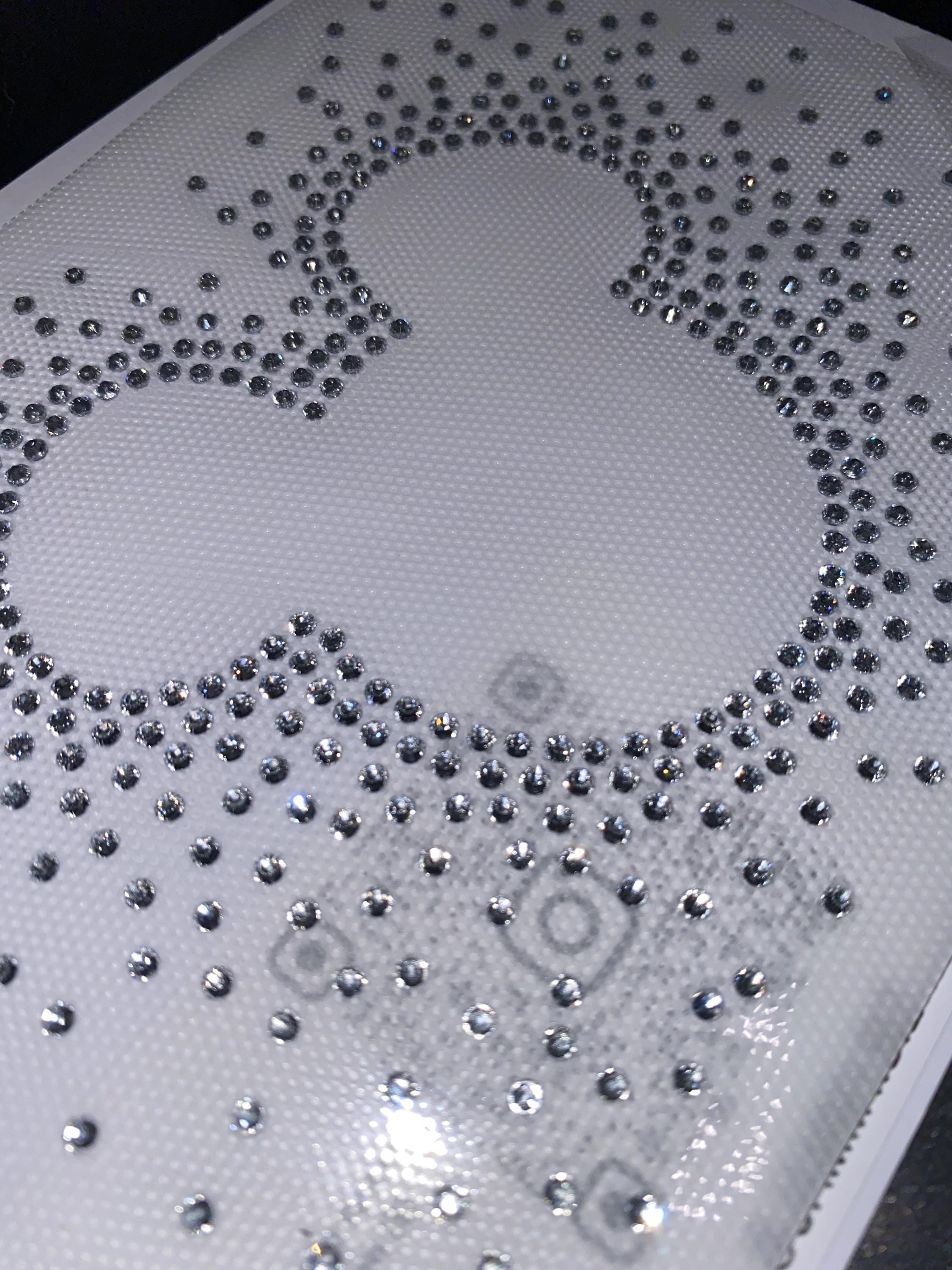 1x Scatter Blast Micky Minnie Mouse Hot Fix Rhinestone Iron on Heat ...