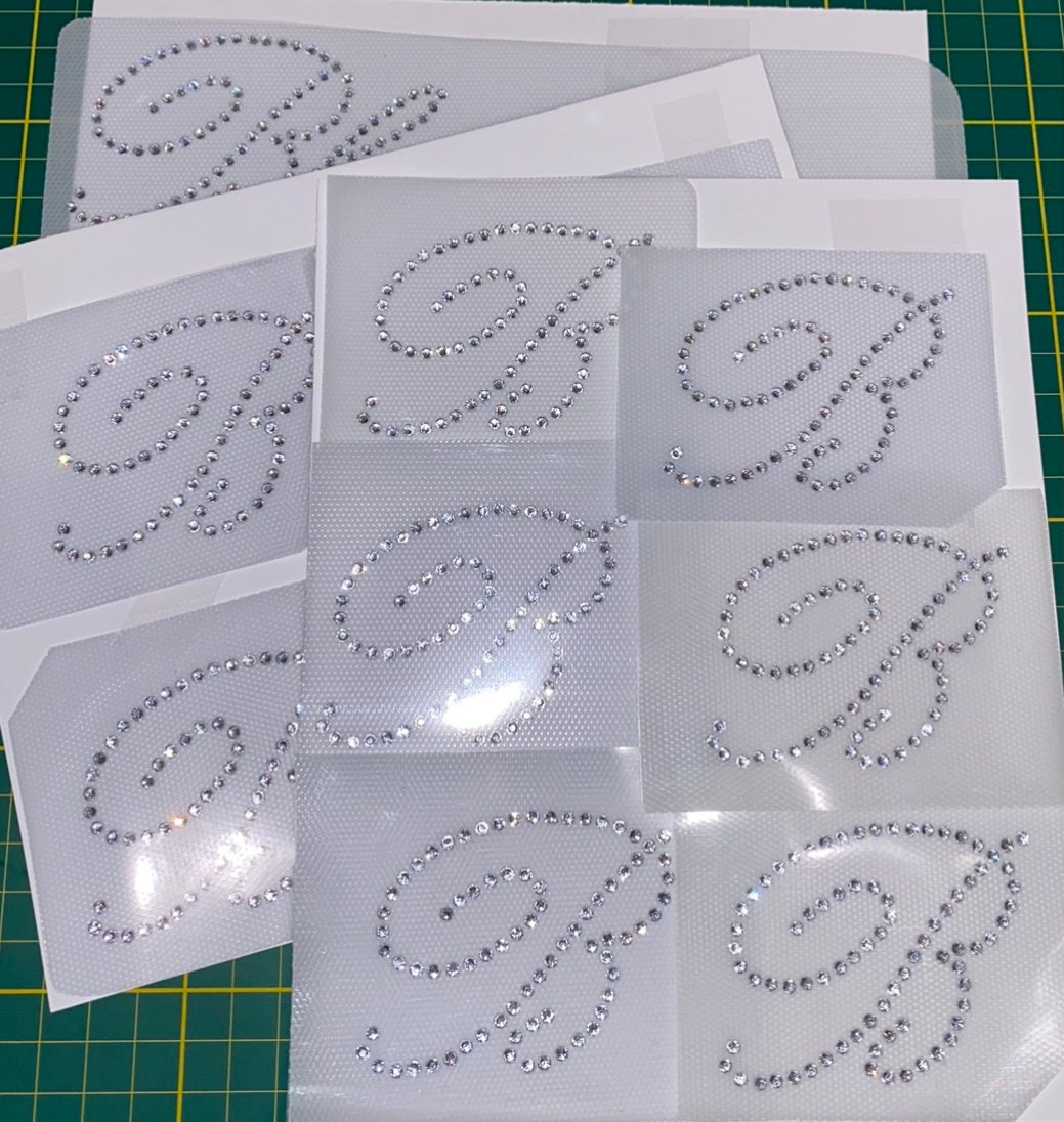 Capital Letter B, Full Word Bluma****, or Large B Hot Fix Iron on Heat ...