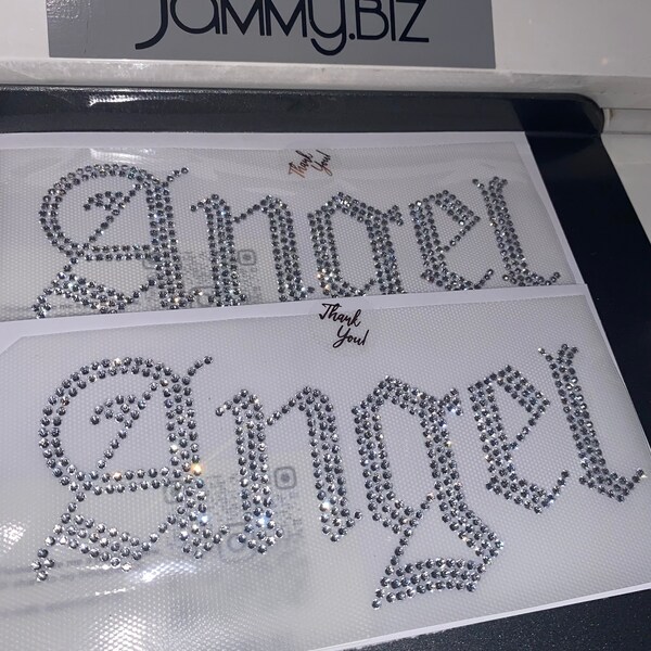 Rhinestone Angel - Etsy