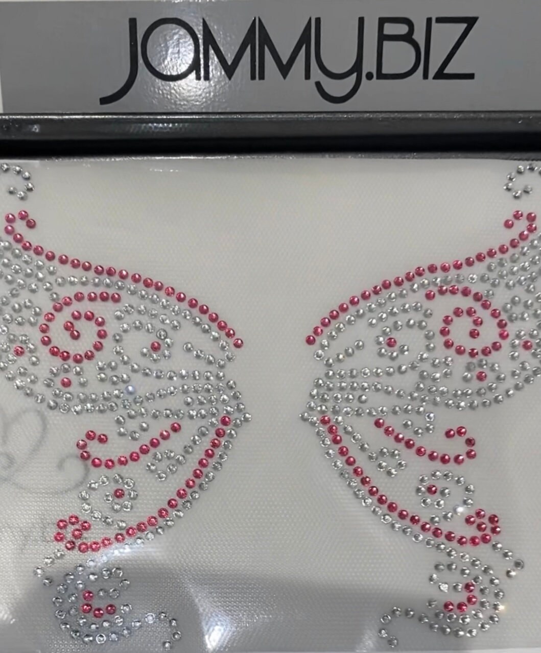 Rhinestone Hot Fix Iron on Crystal Diamante Patch BUTTERFLY - Etsy