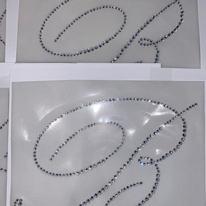 Capital Letter B, Full Word Bluma****, or Large B Hot Fix Iron on Heat ...