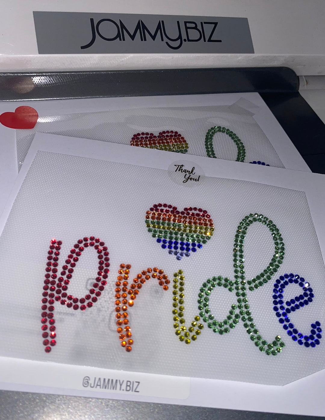 Rainbow 'pride' Rhinestone Appliqué, LGBTQ Pride Iron on Transfer, Gay ...